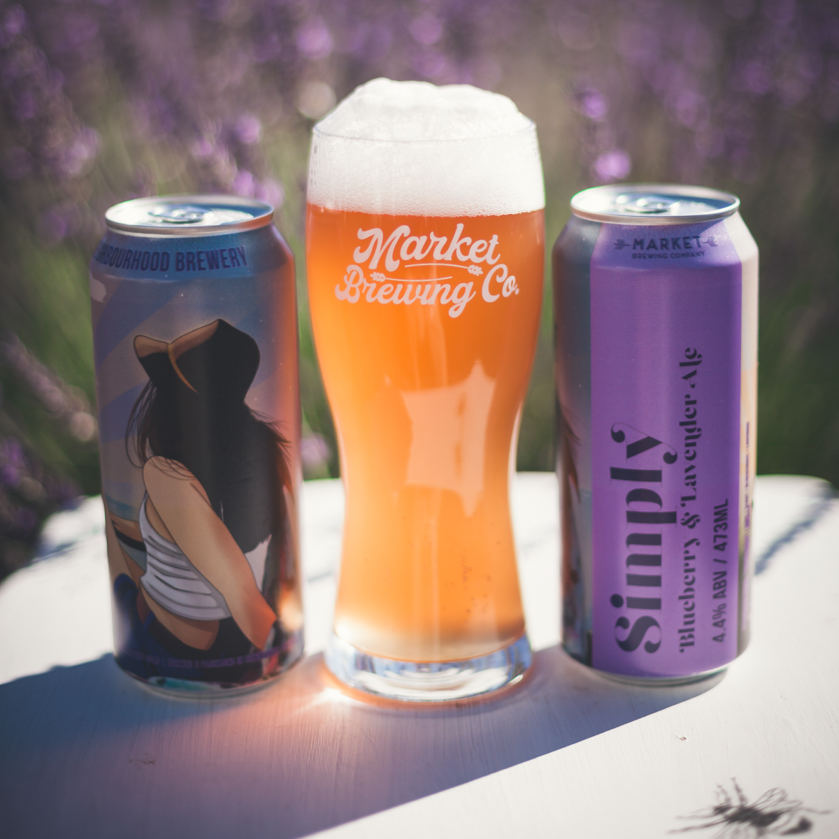 Simply - Blueberry & Lavender Ale - 4.4% – Market Brewing Company